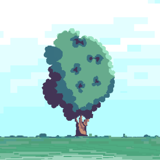 pixel Tree 🌳 - ibisPaint