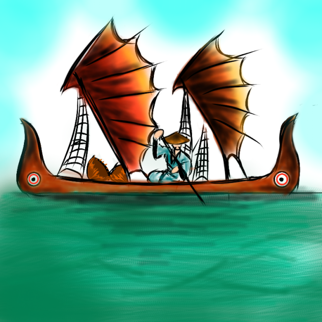 Chinese boat - ibisPaint