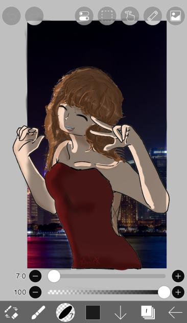 getting out of the drawing!~ - ibisPaint