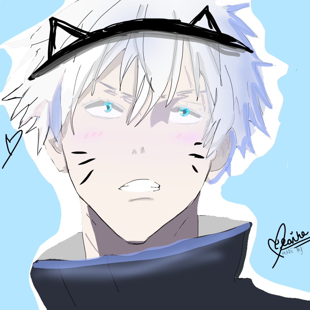 Gojo Caturo🎀 - ibisPaint