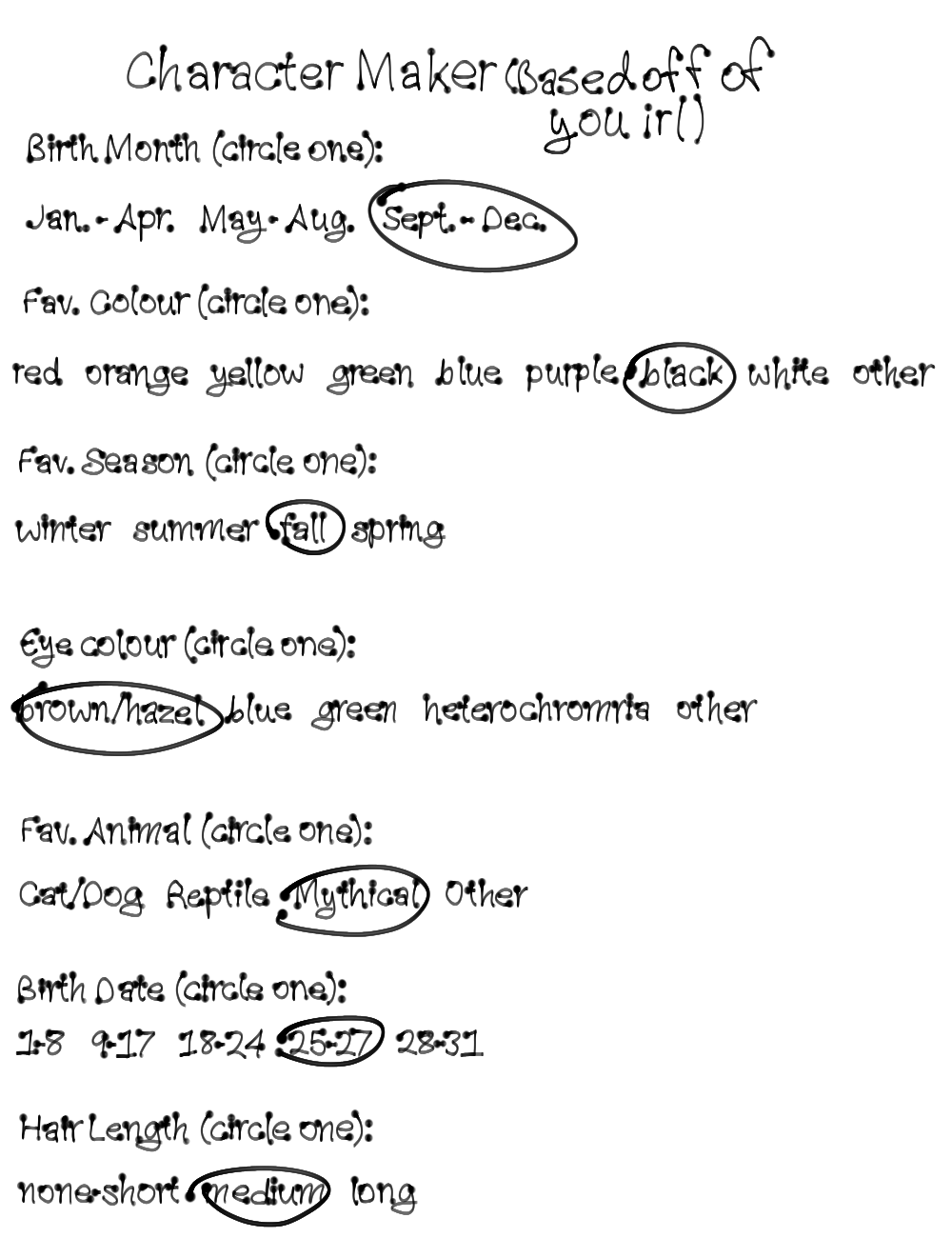 Character Maker Sheet - ibisPaint