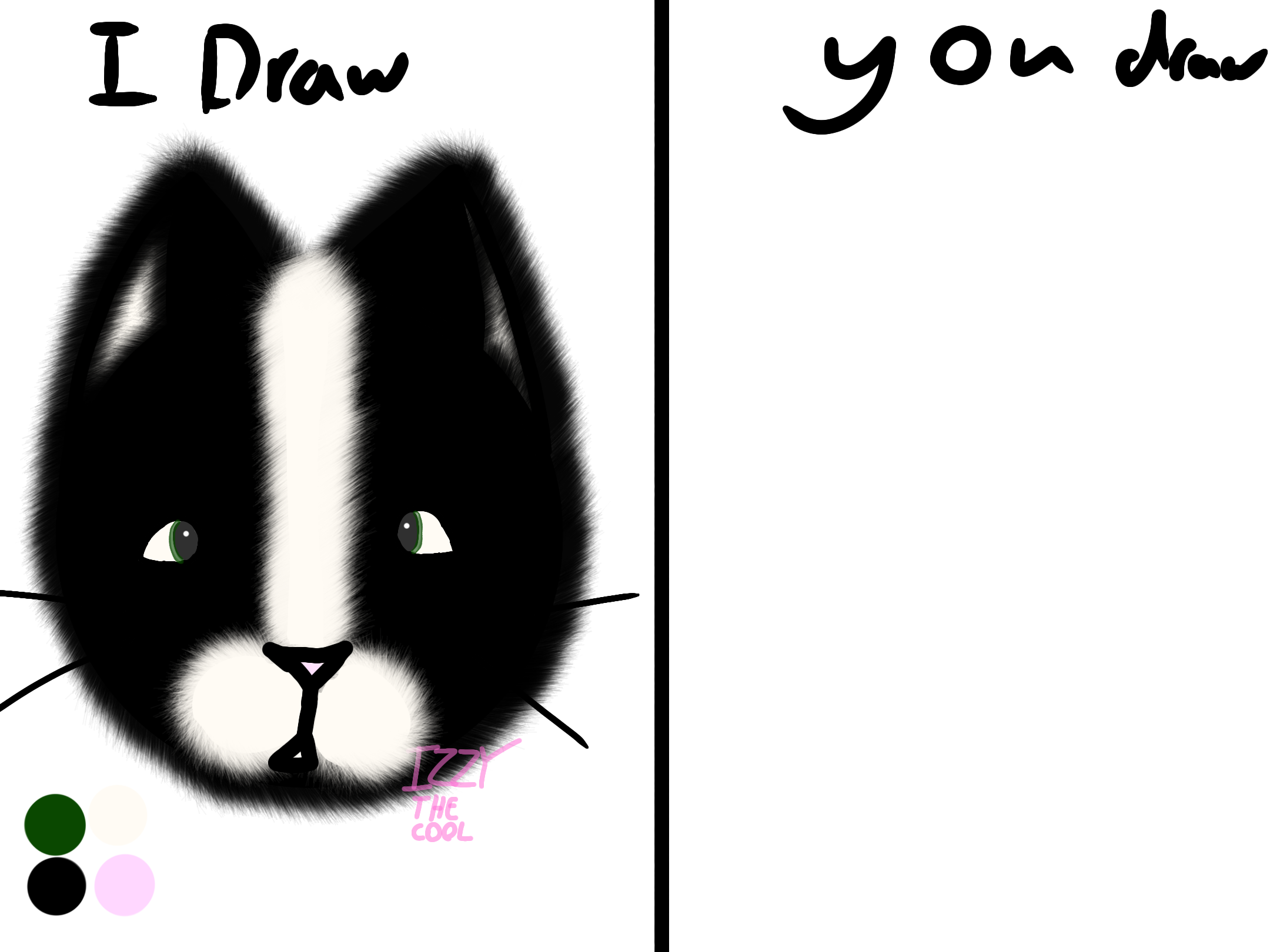 I draw you draw cat - ibisPaint