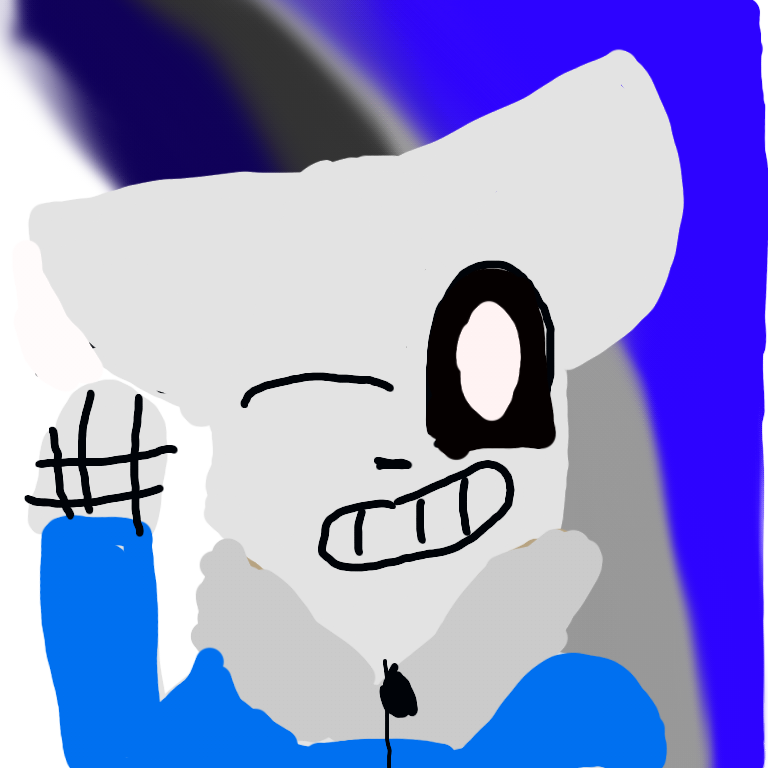 Sans as a dog - ibisPaint