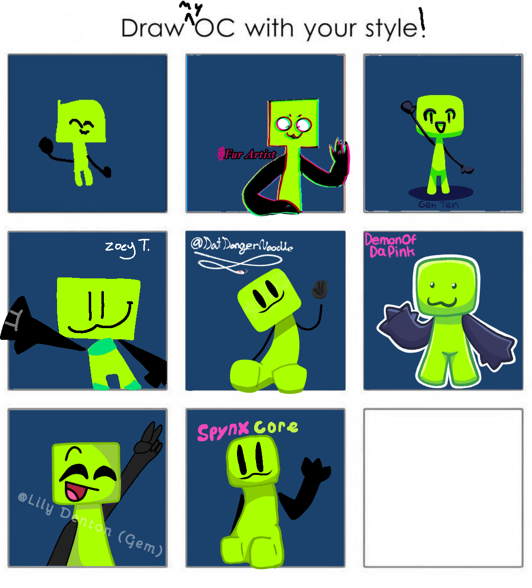 draw my oc colab - ibisPaint