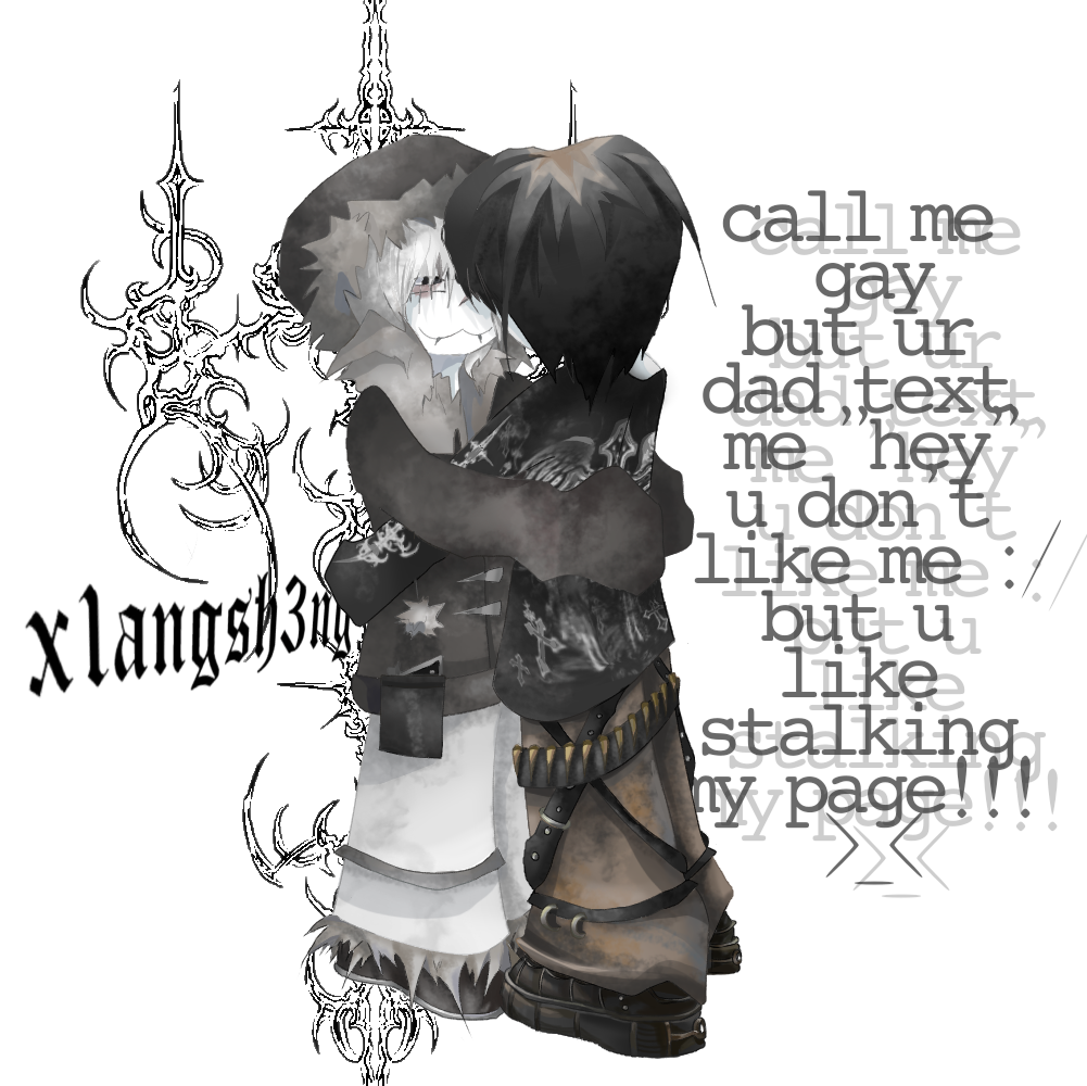 just 2guys hugs okay - ibisPaint