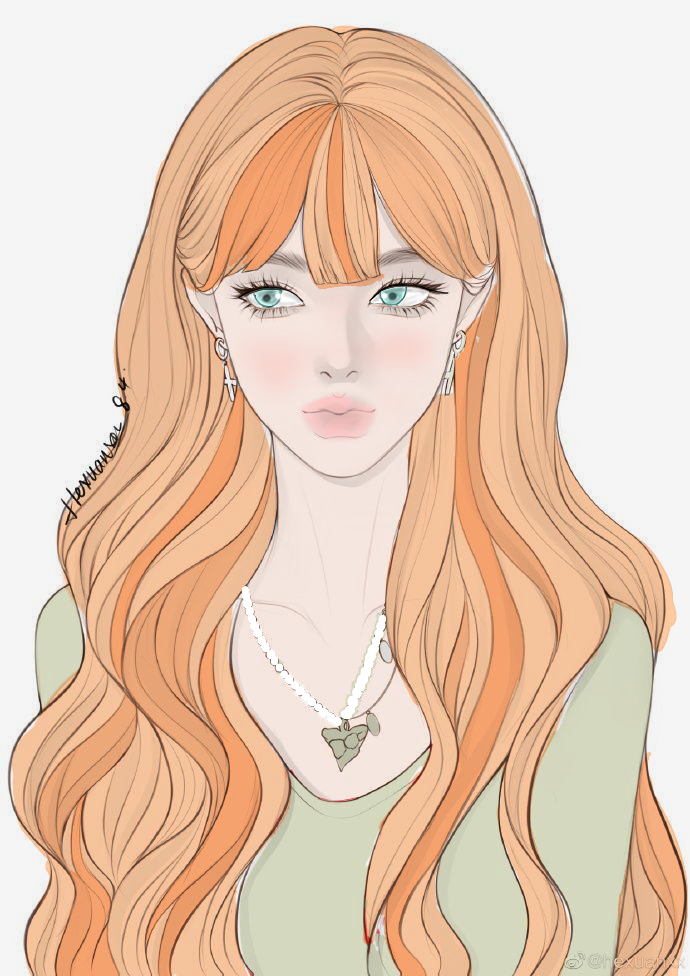 Beauty girl korean her name is Kim - ibisPaint