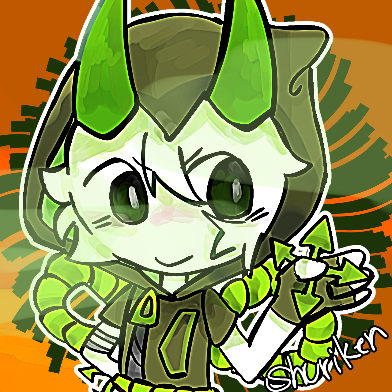 shuriken phighting - ibisPaint