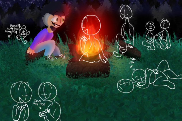 Camping collab - ibisPaint