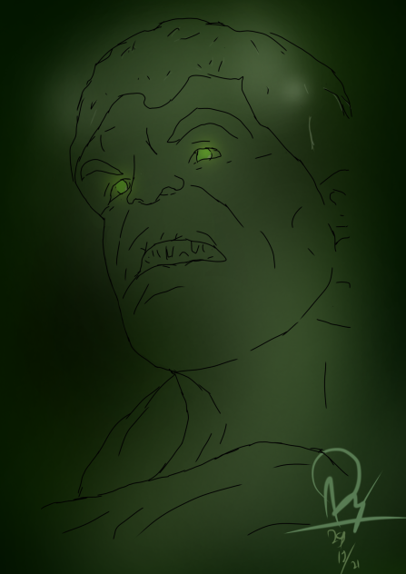MENGGAMBAR HULK D IBIS PAINT.. - ibisPaint