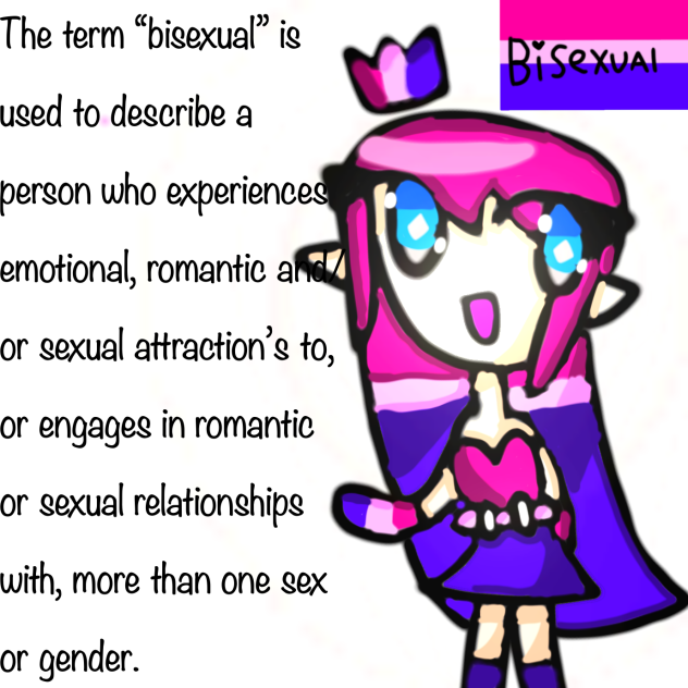 Bisexual flag into a girl - ibisPaint