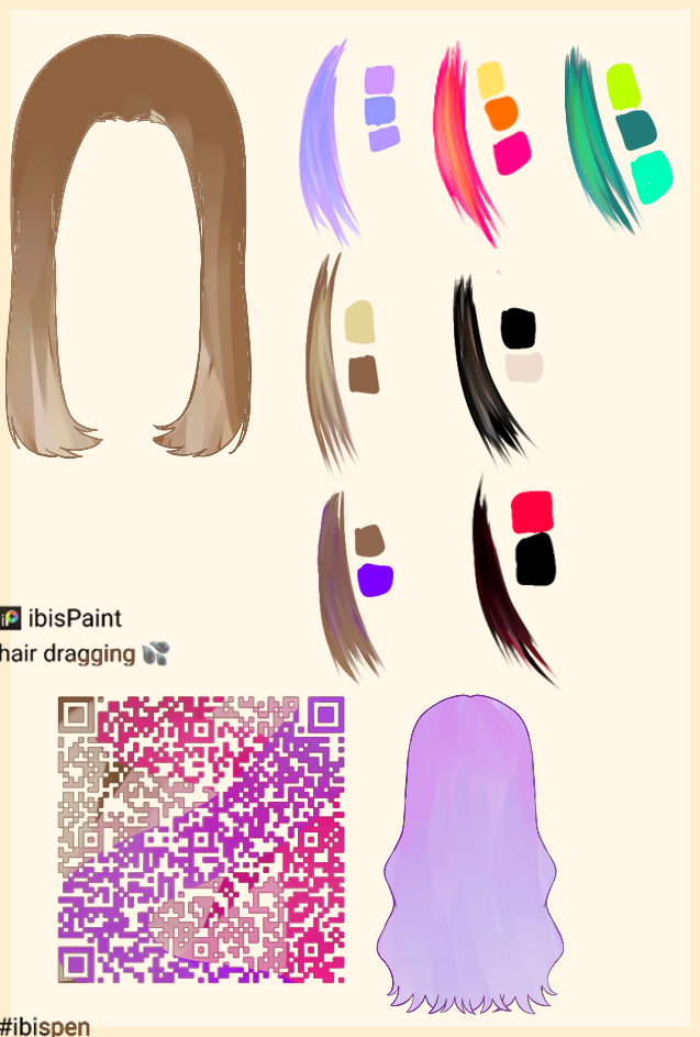 hair dragging 💦 - ibisPaint