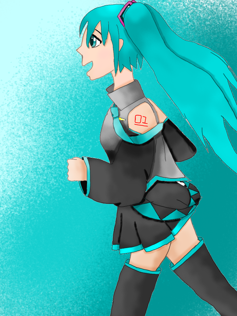 Run Miku - ibisPaint
