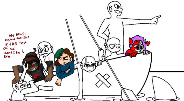 Sinking boat Collab - ibisPaint