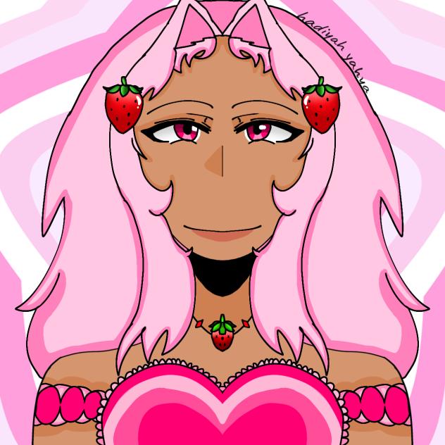 human strawberry shake - ibisPaint