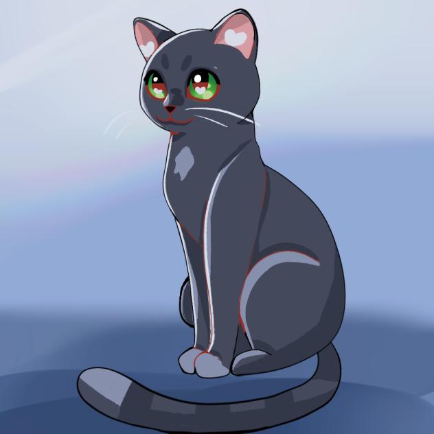 Black cat - ibisPaint