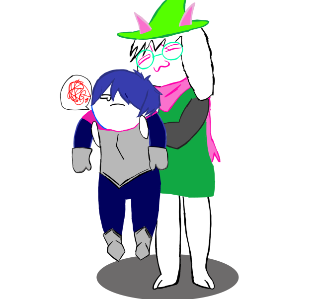 ralsei y Kris - ibisPaint