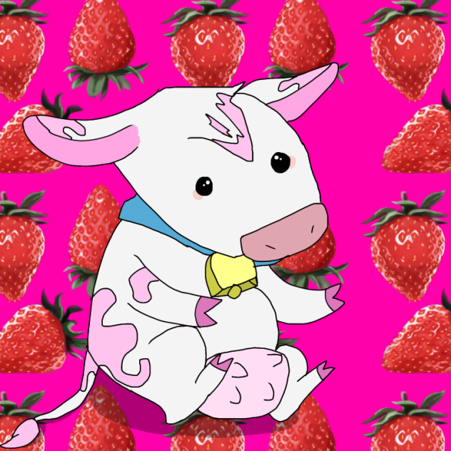 Strawberry moomoo - ibisPaint