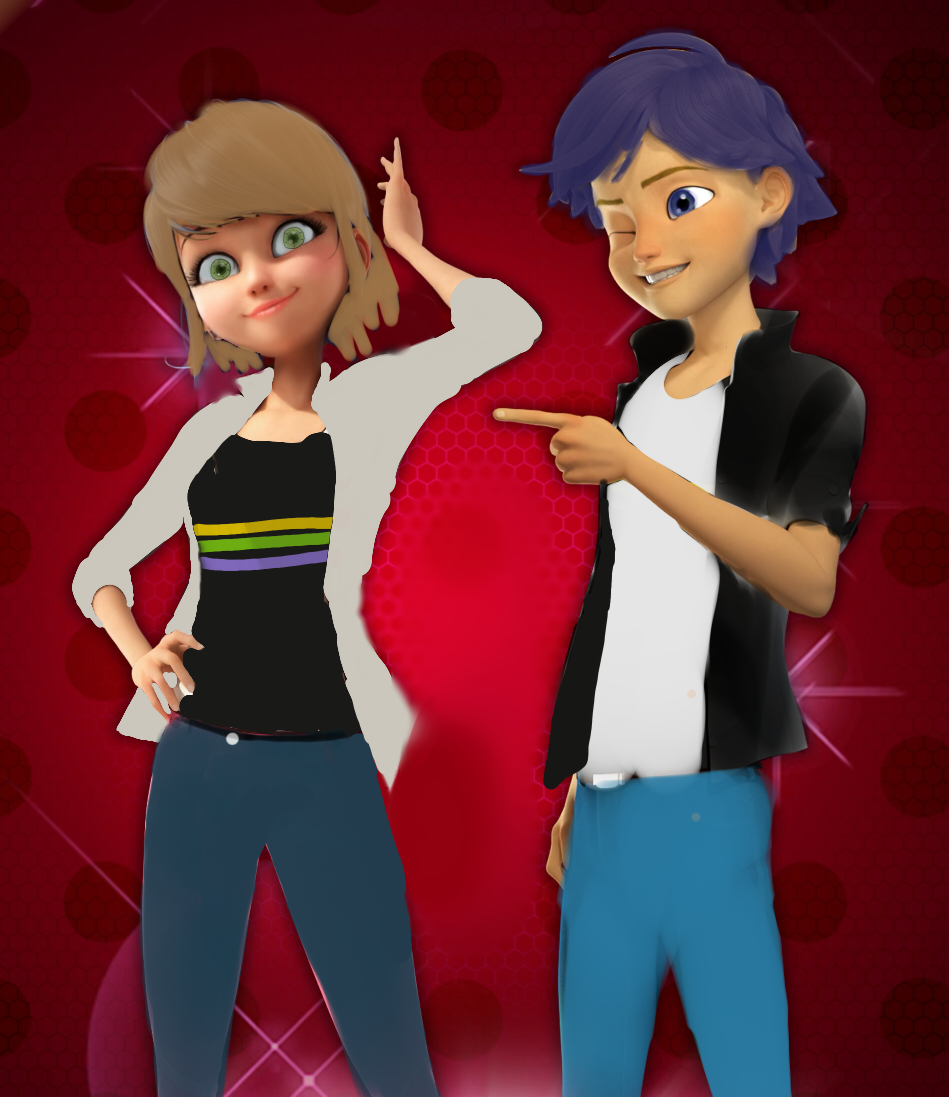 Adriana and Martin miraculous - ibisPaint