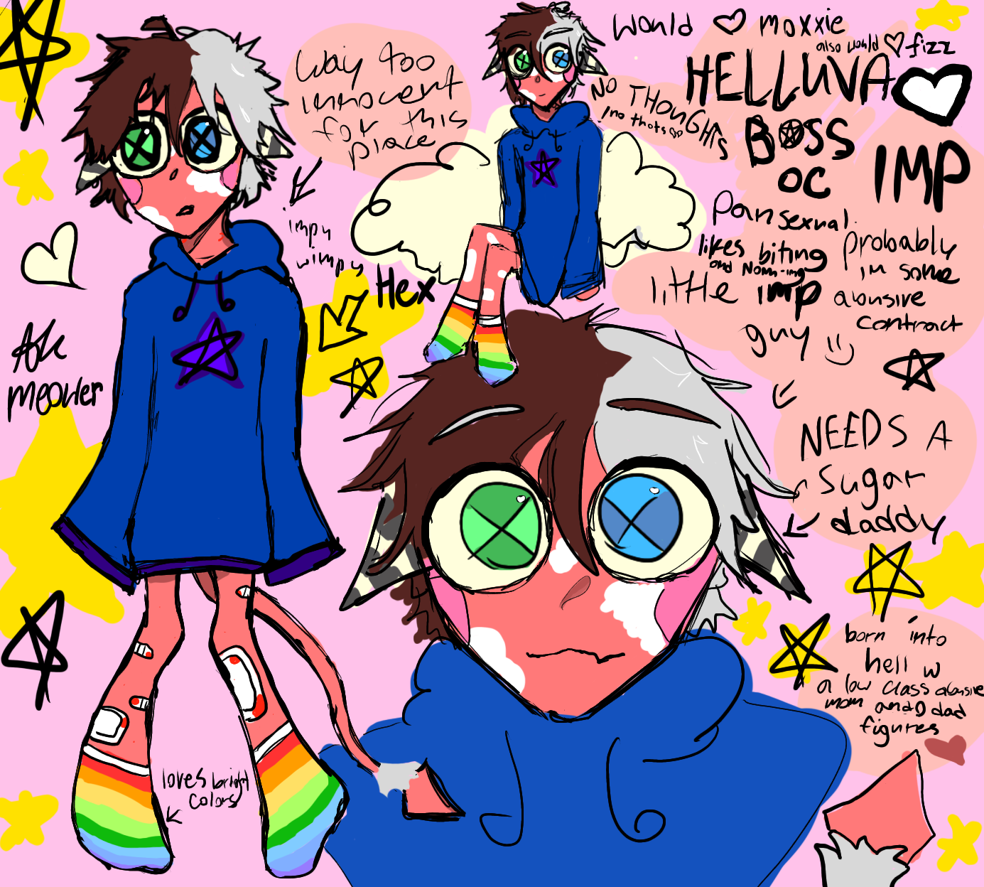 HELLUVA BOSS OC HEX - ibisPaint