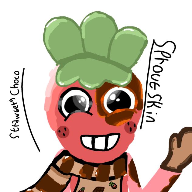 strawberry choco sprout skin - ibisPaint