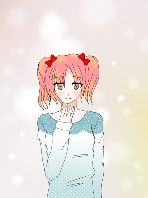 Shy Tsundere girl!! - ibisPaint