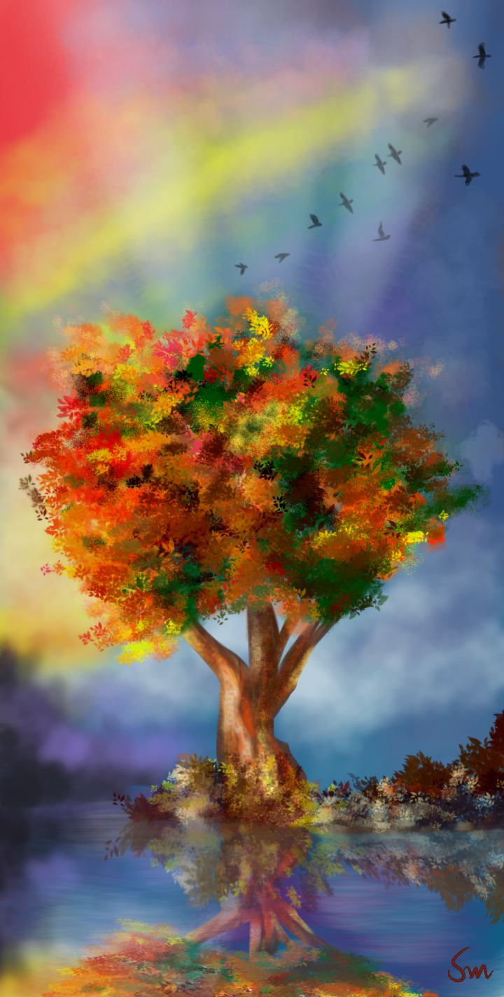 Tree to paradise - ibisPaint