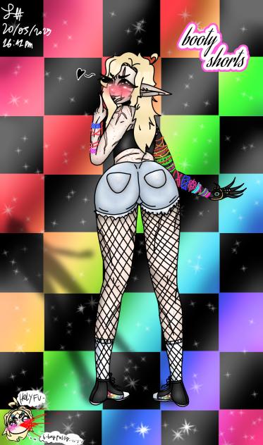 boyz in booty shortz x3 - ibisPaint