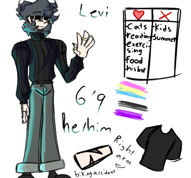 Levi updated ref sheet lol - ibisPaint