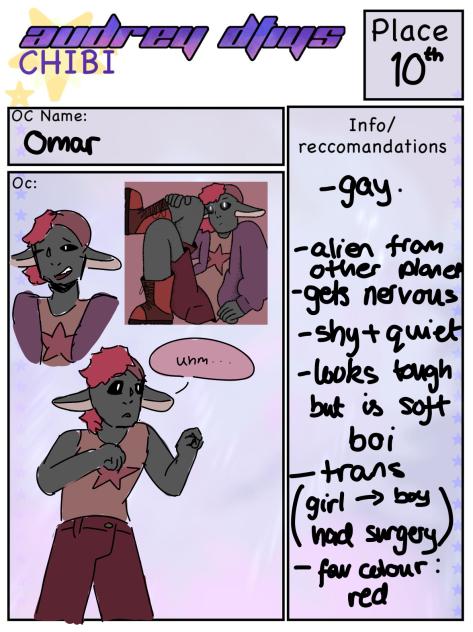 Audrey DTIYS reference sheet for my OC - ibisPaint