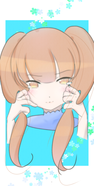 twin tails shy - ibisPaint