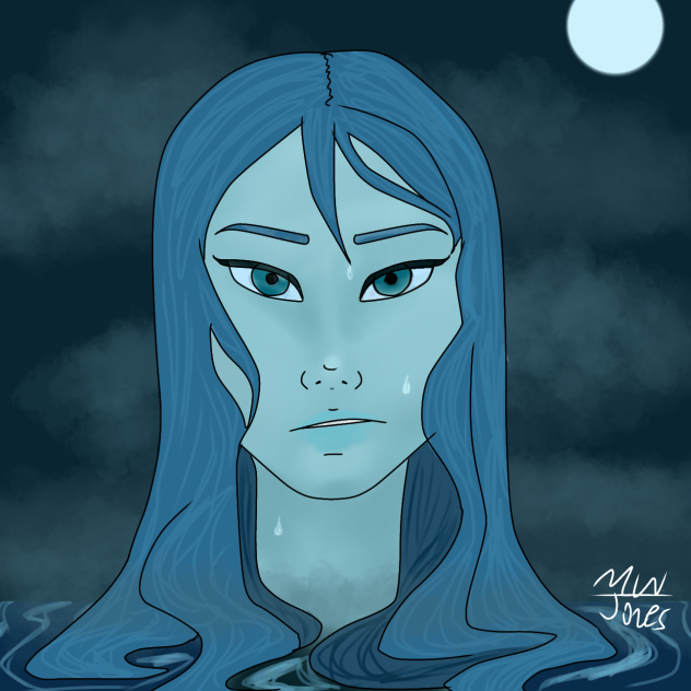 Blue water Nymph - ibisPaint