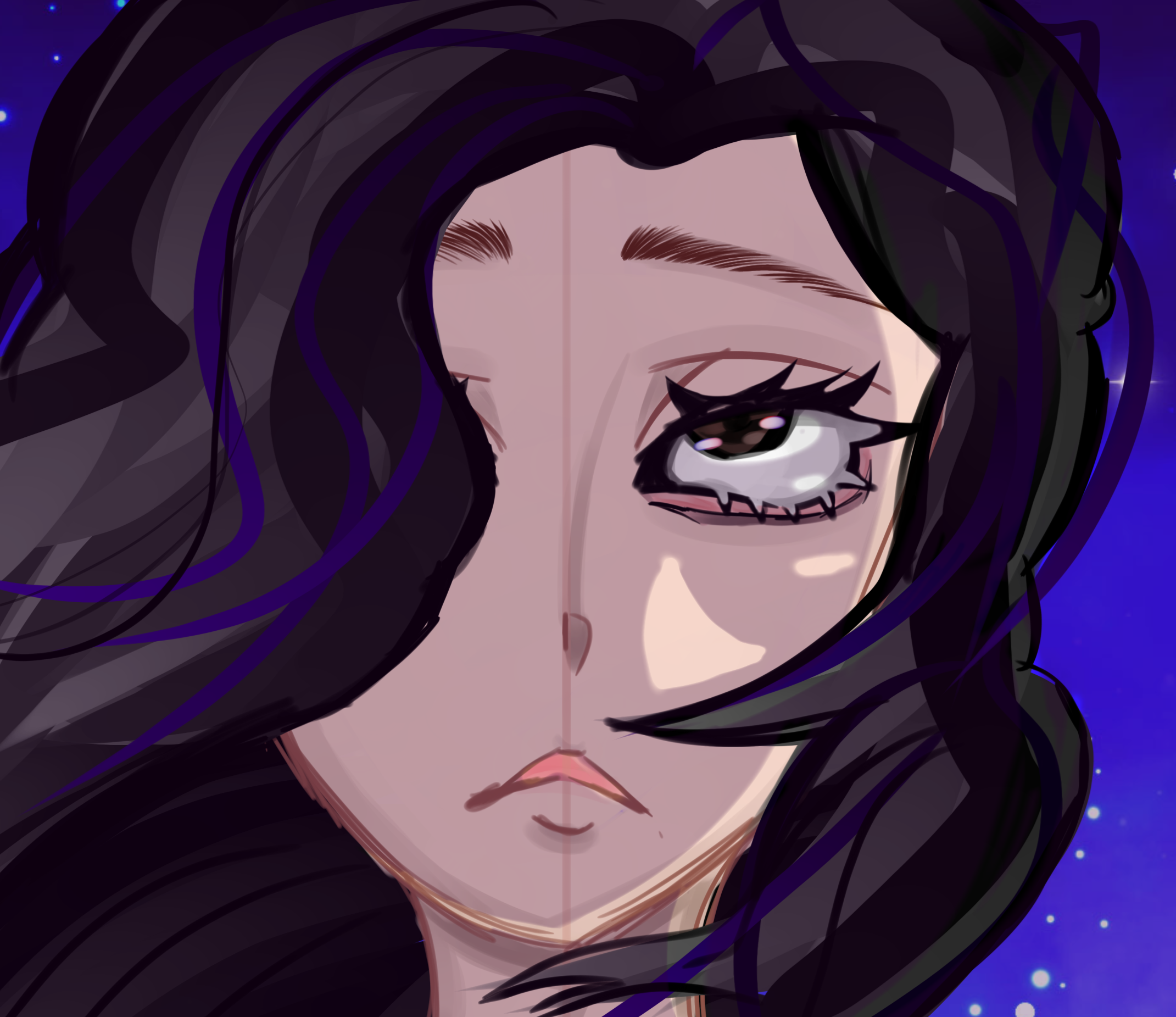 the night wind - ibisPaint