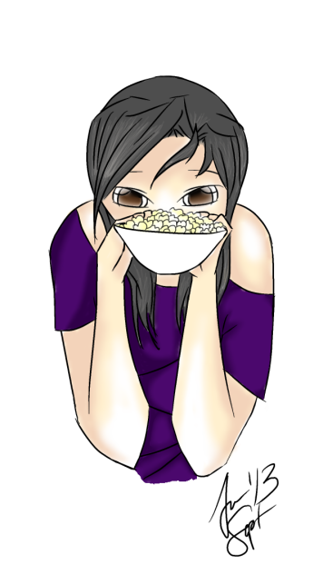 Hide Behind the Popcorn - ibisPaint