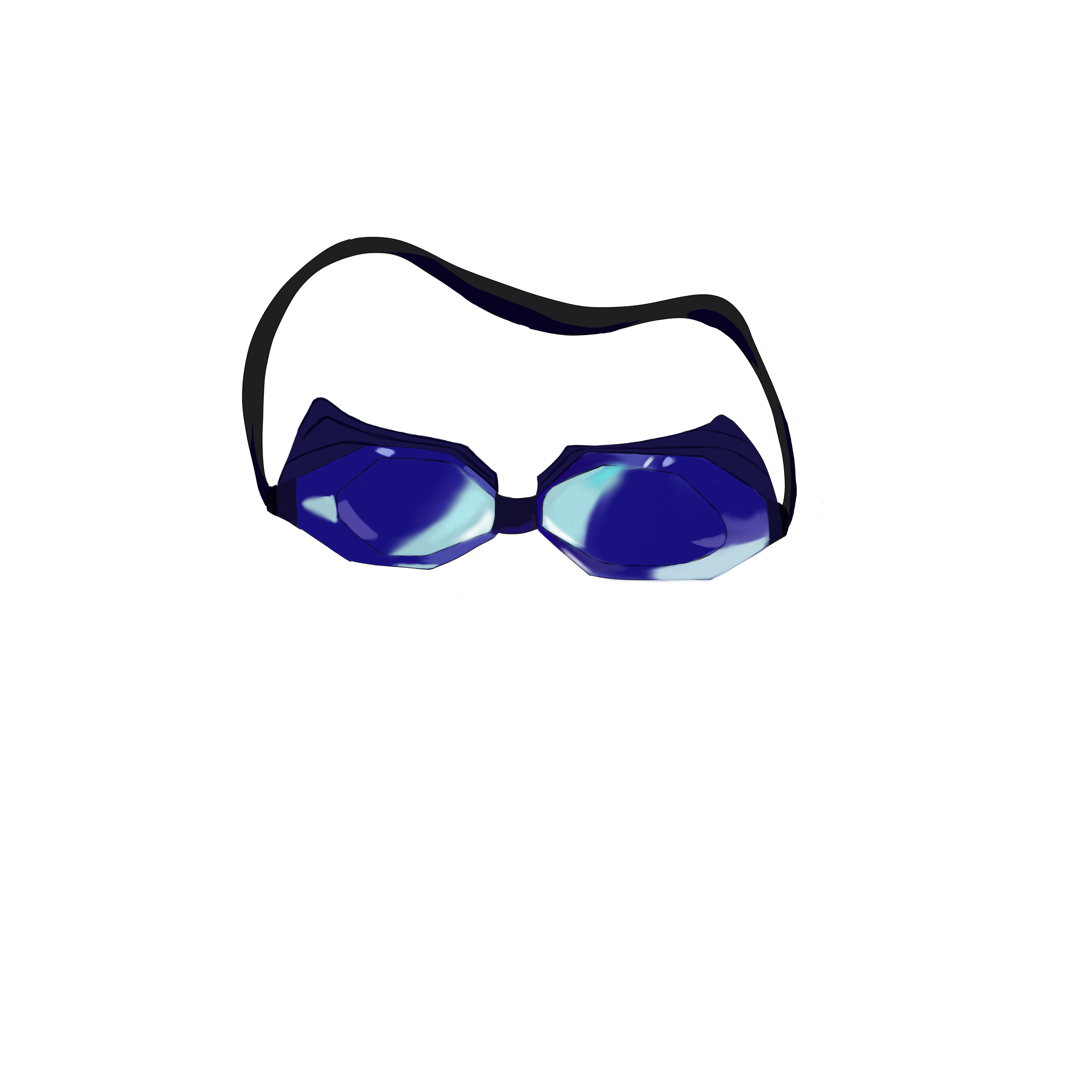 Swimming Goggles - ibisPaint