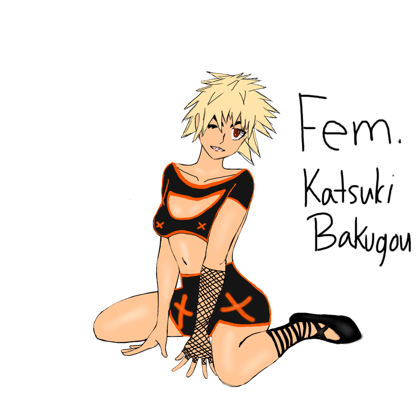 Female Katsuki Bakugou - ibisPaint