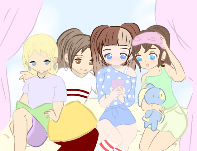 sleep party time - ibisPaint
