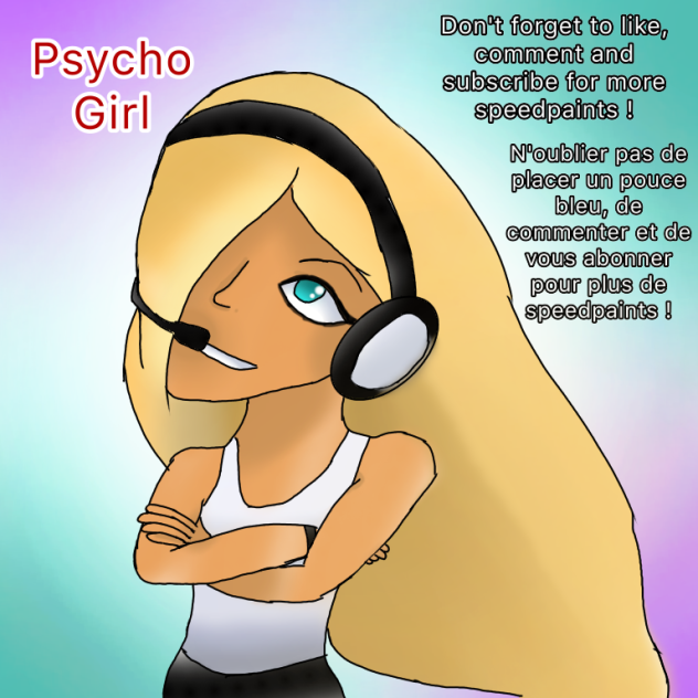 Psycho girl fanart - ibisPaint