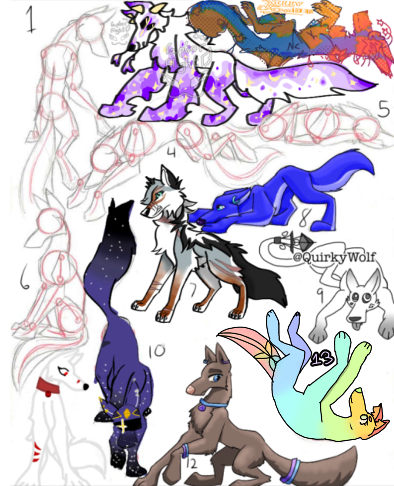 Wolf dual - ibisPaint