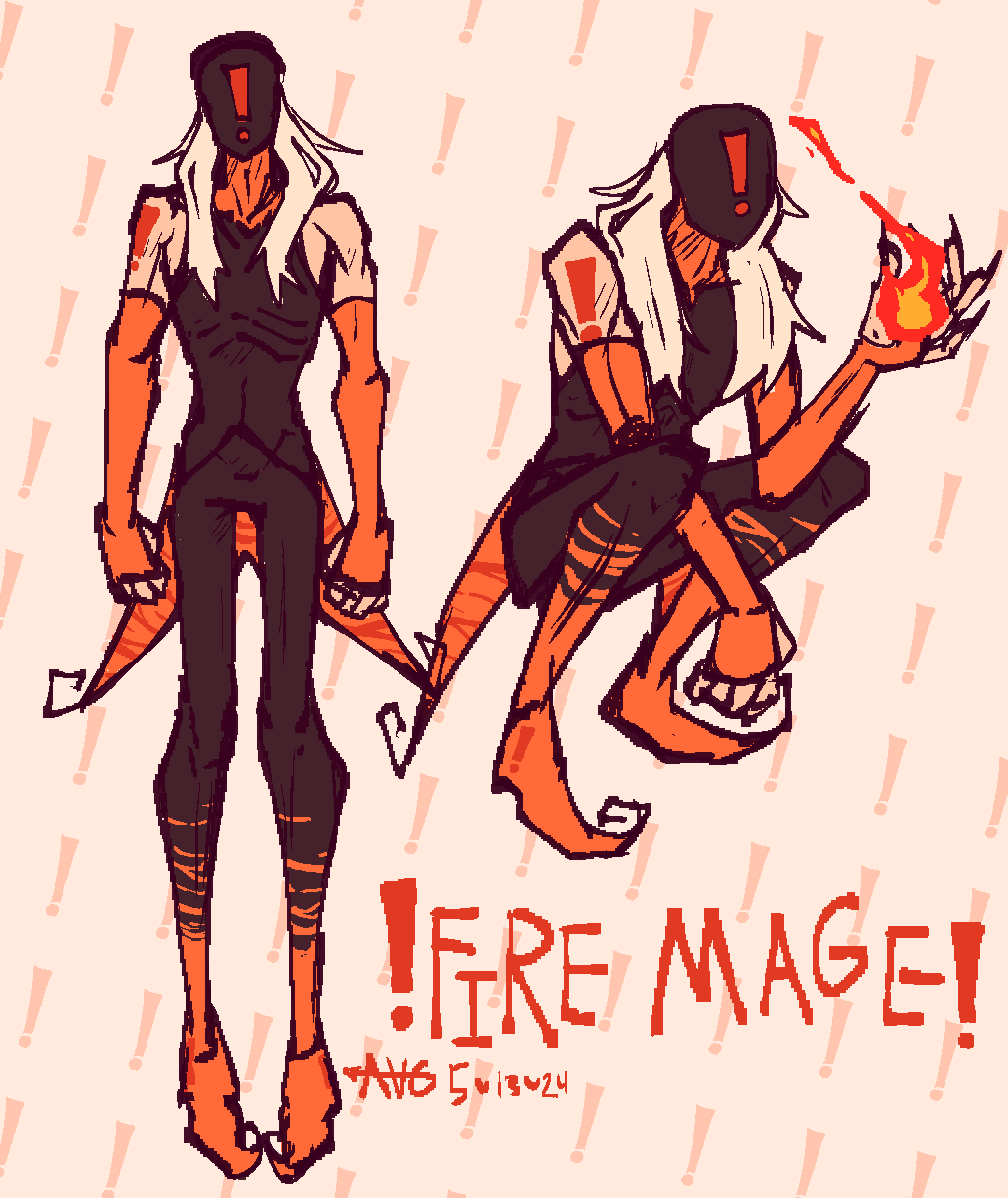 Fire Mage - ibisPaint