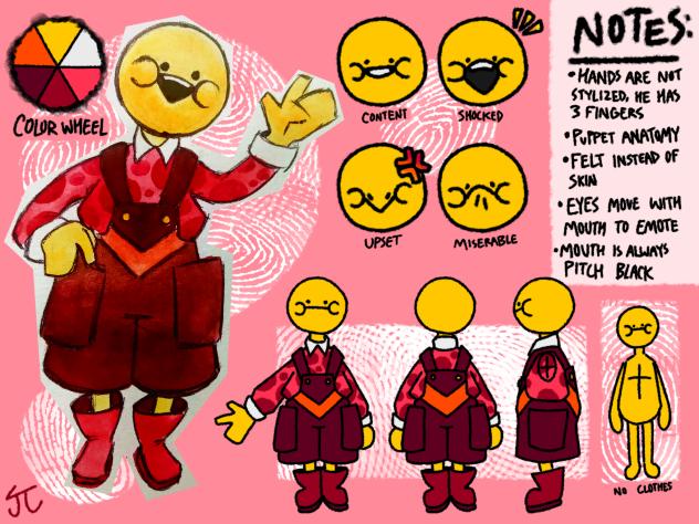 Taffy Character Ref (redo) - ibisPaint