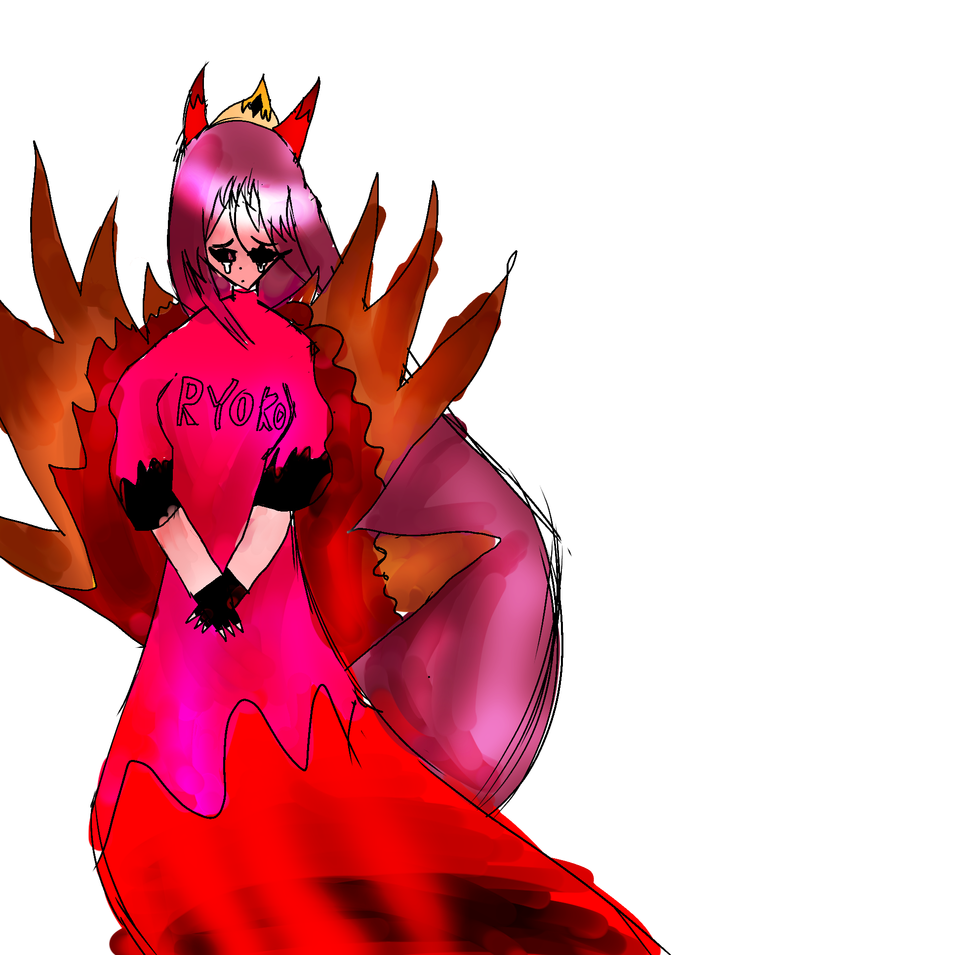 After it all... she loves them.. - ibisPaint