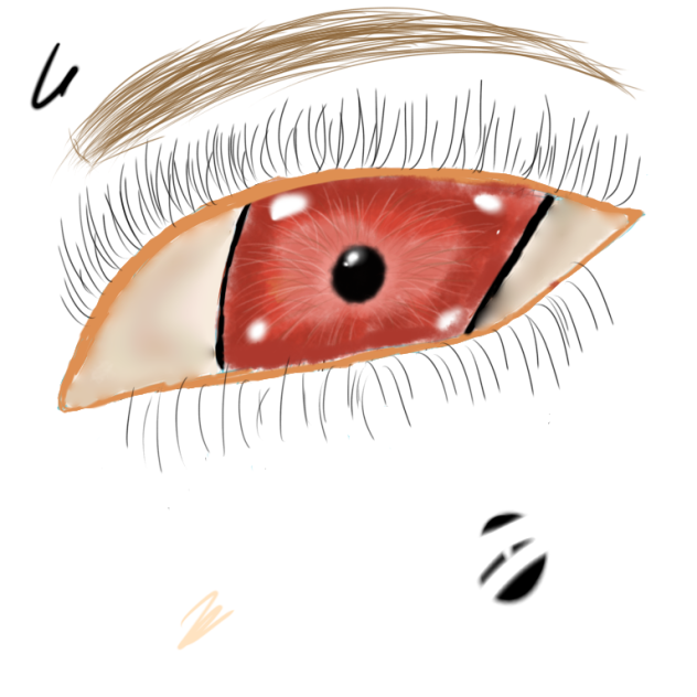 Red eye - ibisPaint