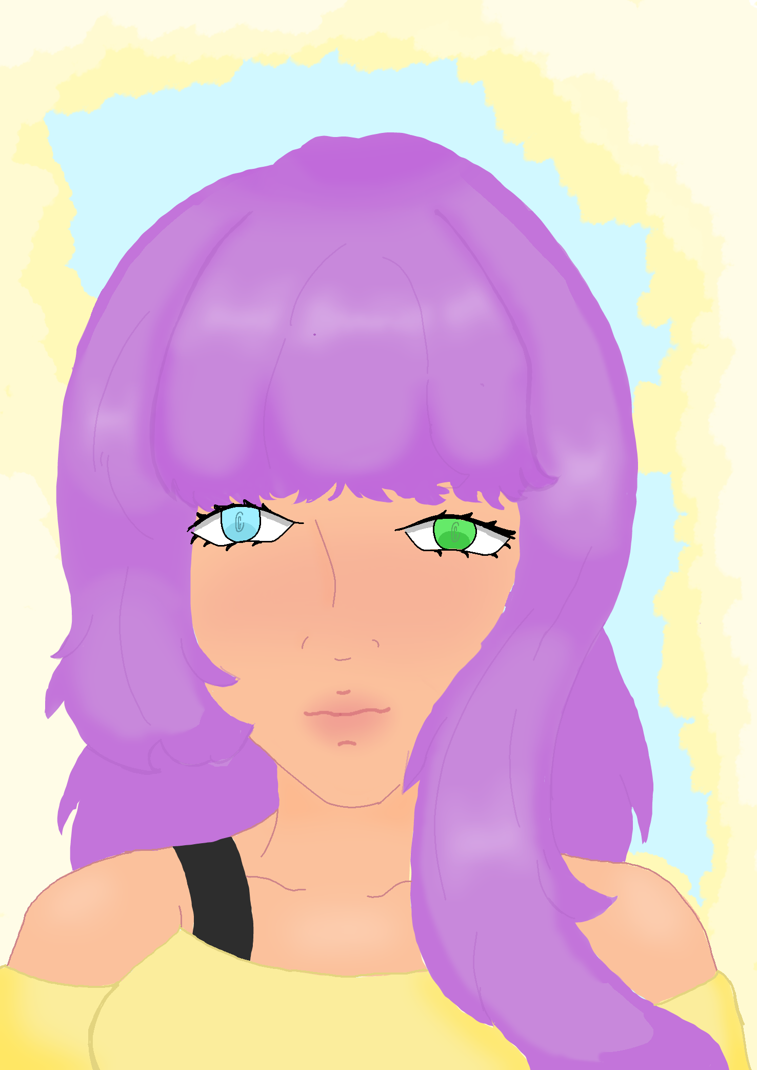 Miko from Glitch Techs in my style - ibisPaint