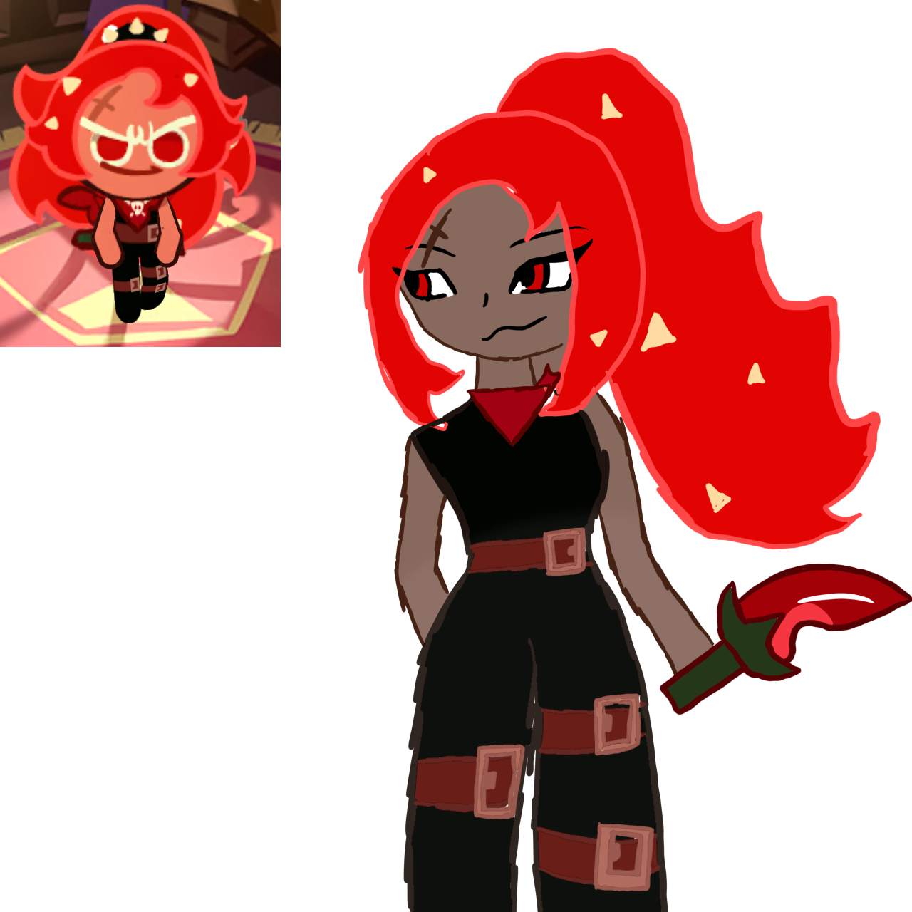 Chili pepper cookie! - ibisPaint