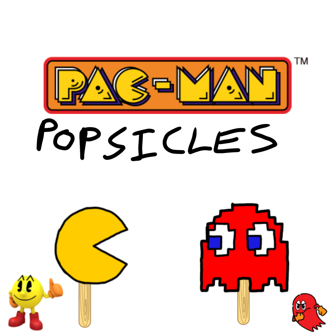 2 PAC-MAN Popsicles - ibisPaint