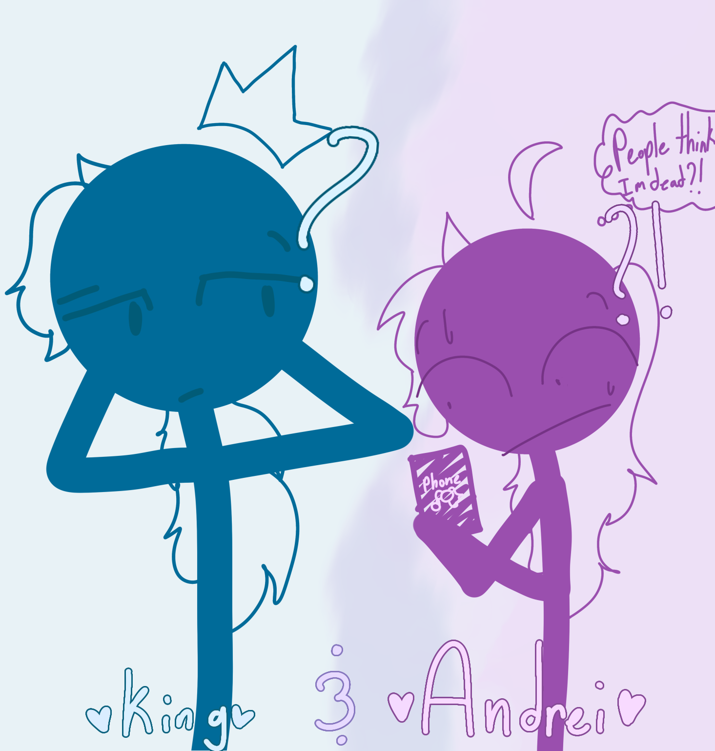 Andrei and King - ibisPaint