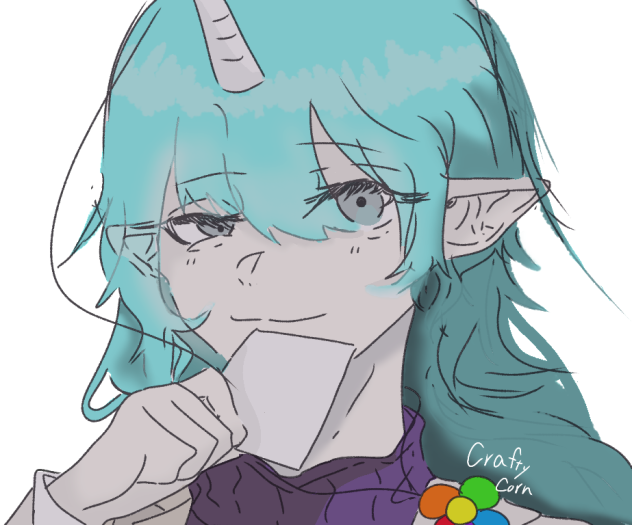 crafty corn - ibisPaint