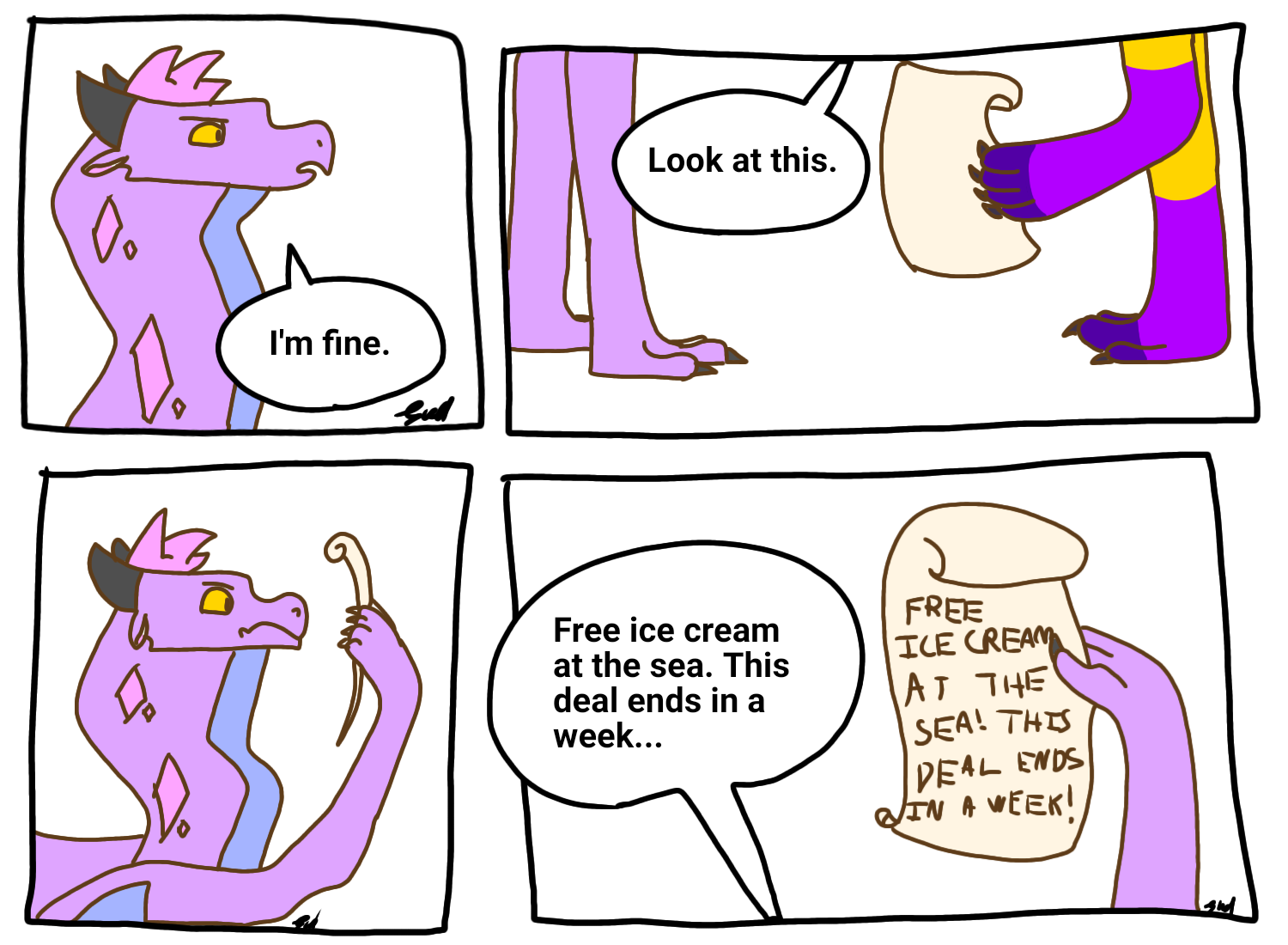 Wysteria & Wildberry (Comic Strip Part 5 - ibisPaint