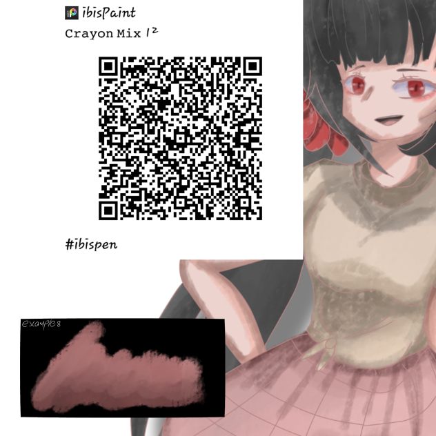 Crayon 1² [CODE QR! ] - ibisPaint