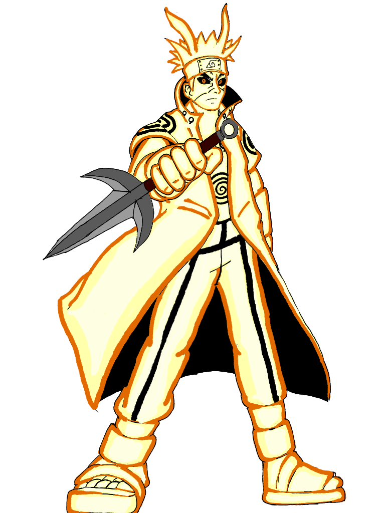 minato nine tails chakra - ibisPaint